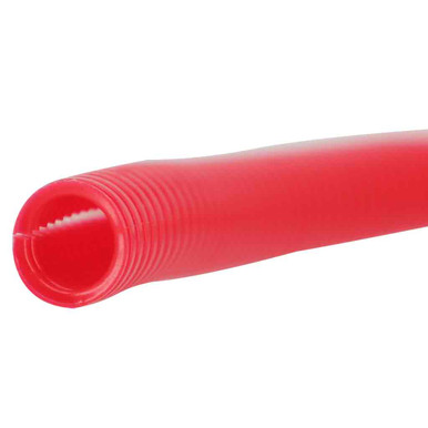 1/2" I.D. x 100 ft Convoluted Split Wire Loom - Red - Hi-Line Inc.