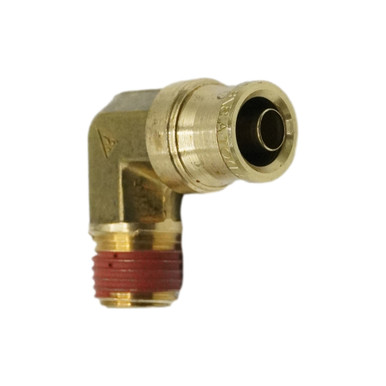 3/8" Tube O.D. x 1/4" D.O.T. Air Brake Brass Push-In 90° Male Elbow ...