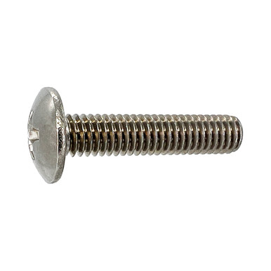 #1/4"-20 x 2" Phillips Truss Head Machine Screw, Stainless Steel - Hi ...