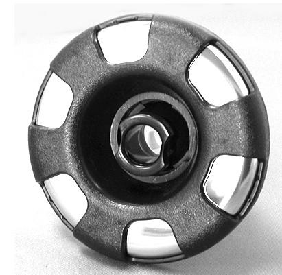 12637 JET, MINI STORM, DIRECTIONAL, BLACK/SS TRIM, 6-SPOKE ESC