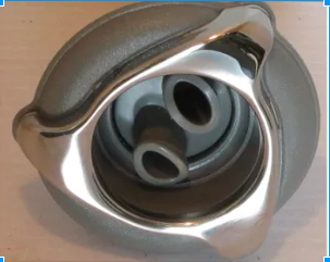 14417 JET, POLY STORM, TWIN ROTO, THREADED, GRAY/SS TRIM, DYN LOGO