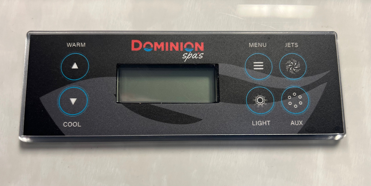 Dominion Spas Topside Control (Rectangular)