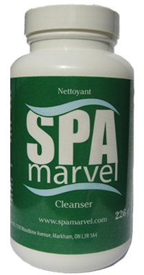 Spa Marvel Cleanser is a pre-treatment for cleaning spas