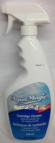 AquaMagic Cartridge Cleaner for cleaning spa filters