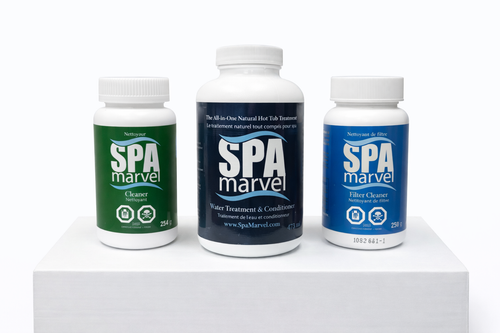 Spa Marvel Starter Kit – All-In-One Natural Hot Tub Water Treatment ...