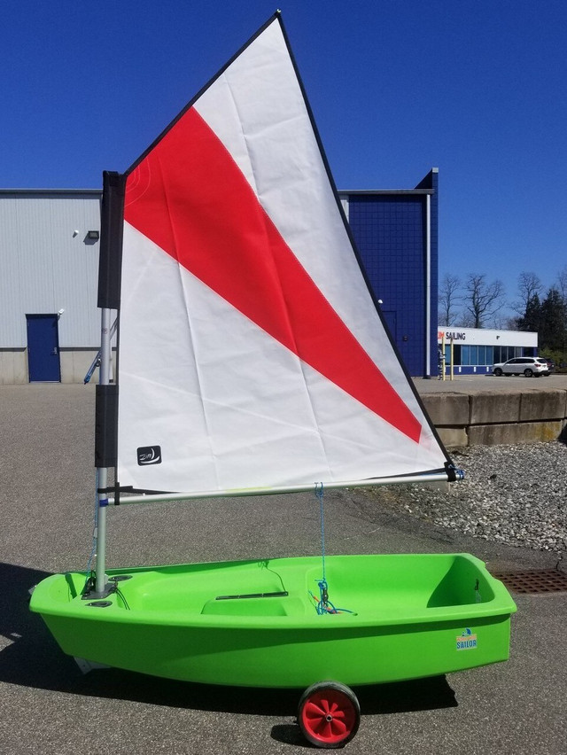 Opti / Pram Trainer Sail - Red | West Coast Sailing