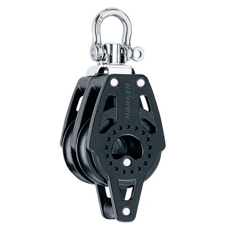 Harken 40mm Double Block w/ Becket H2639 | West Coast Sailing