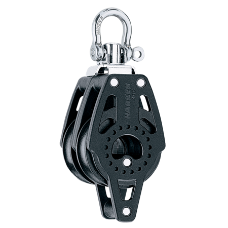 Harken 40mm Double Block w/ Becket H2639 | West Coast Sailing