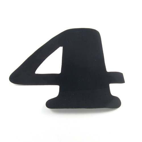 Hobie Sail Number 14" #4 Black - 12740030 | West Coast Sailing