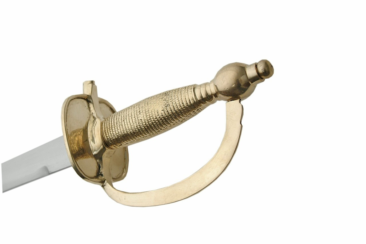 United States Army NCO Sword with Leather Scabbard - Edge Import