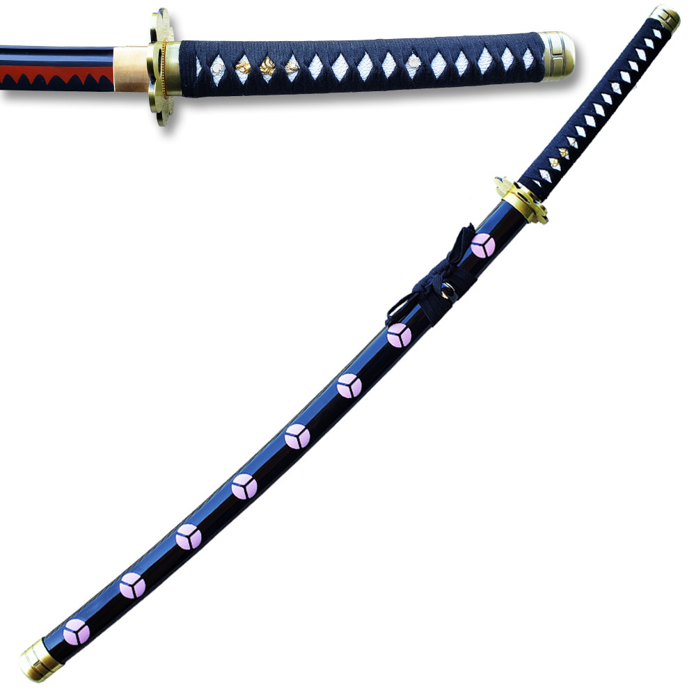 Hand Forge Roronoa Zoro's Shusui One Piece Anime Sword Red Hamon - Edge ...