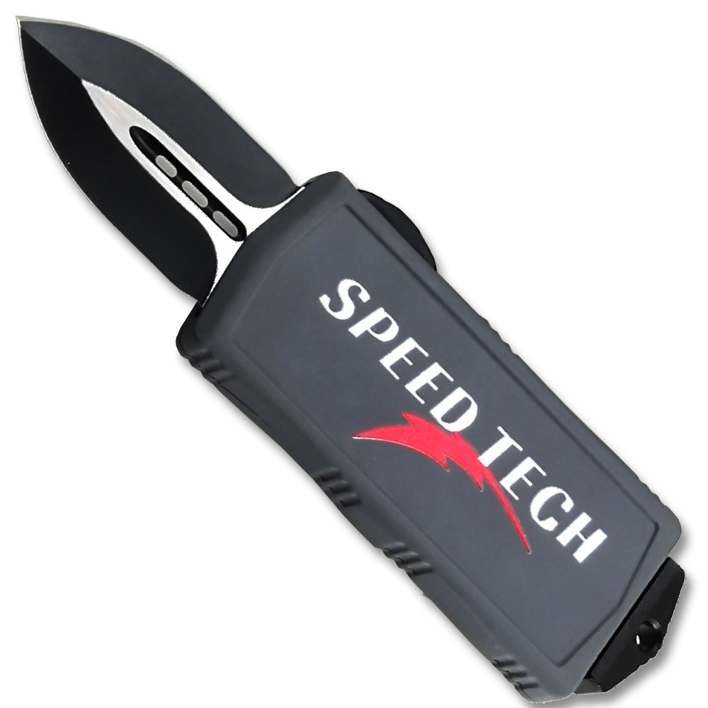 Speed Tech Spear Point Blade California Legal OTF Dual Action Knife ...