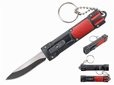 Mini Red Key Chain OTF Knife - Edge Import