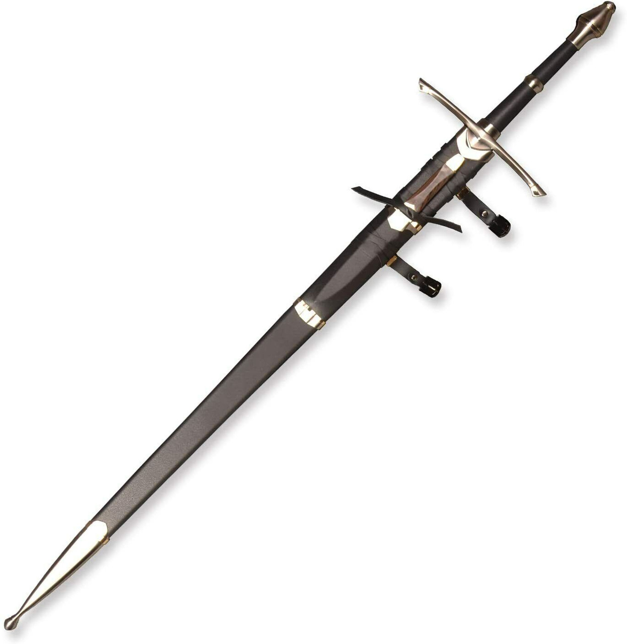 LOTR Rings Strider Ranger Aragorn Real Sword Medieval Sword Stainless ...