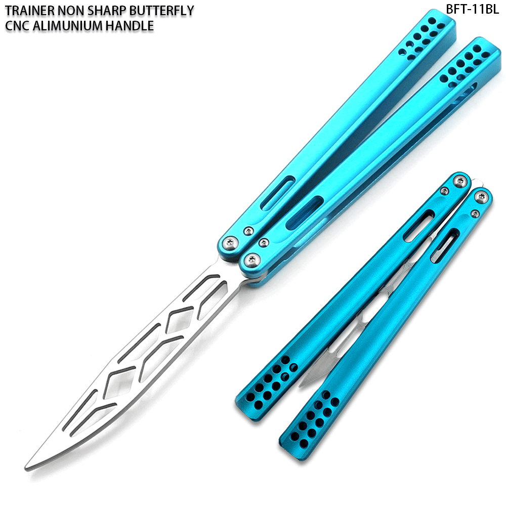 CNC Non-Sharp Professional Smooth Handle Trainer Tool - Butterfly Blue ...