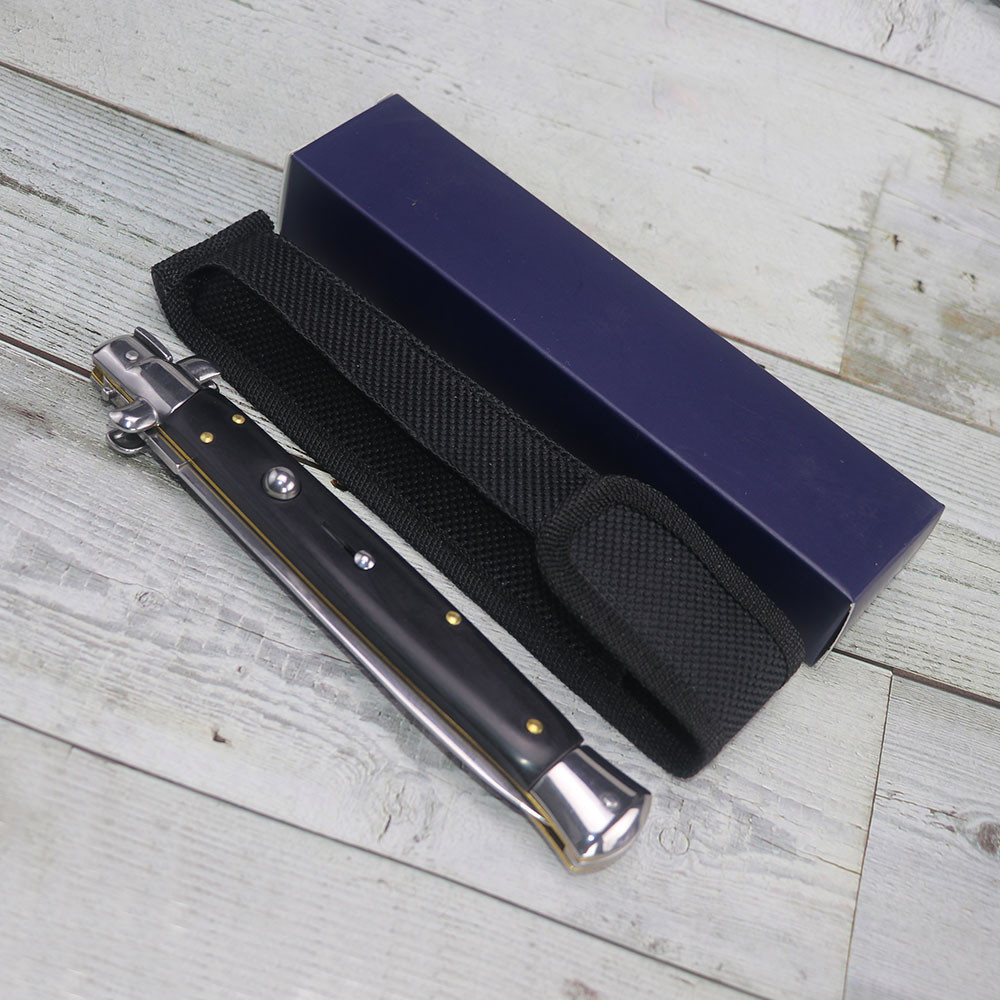 Big Boy Black Italian Switchblade Automatic Knife, 13 inches - Edge Import