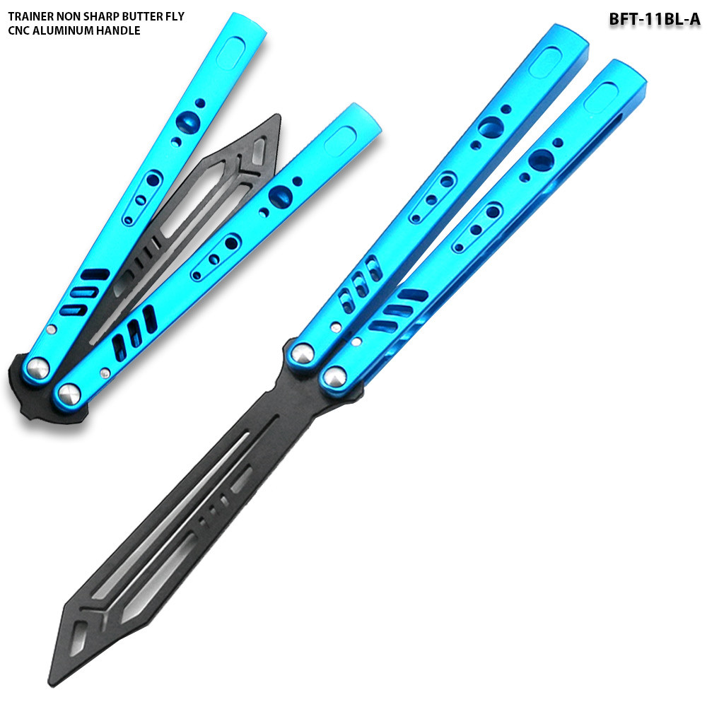 Blue CNC Non-Sharp Professional Smooth Handle Trainer Tool - Butterfly ...