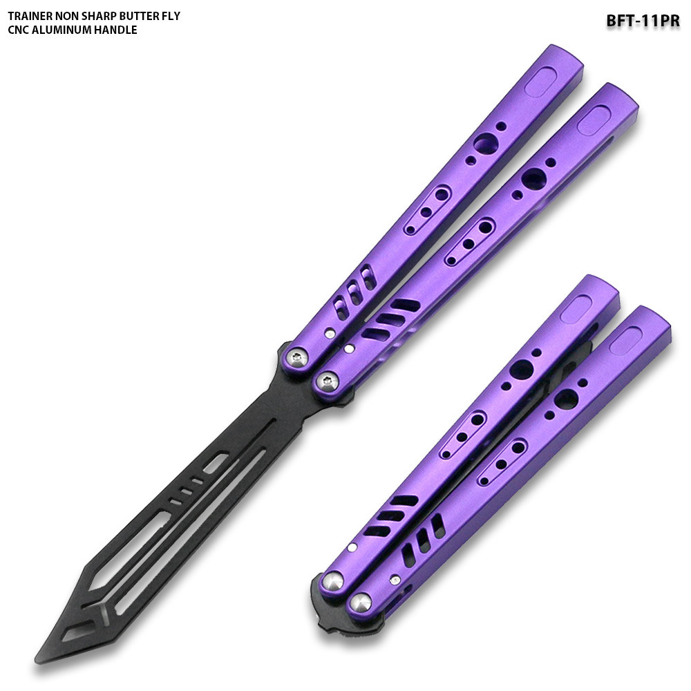 Purple CNC Non-Sharp Professional Smooth Handle Trainer Tool ...