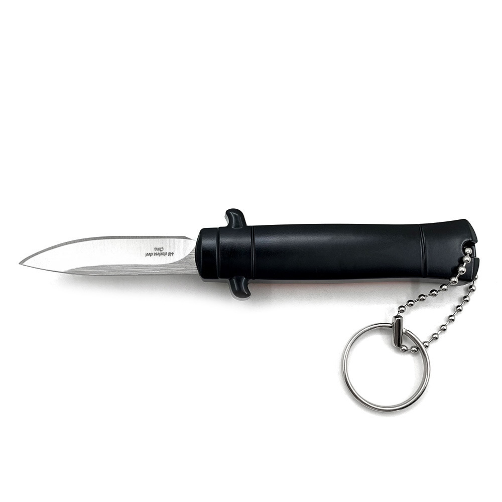 Mini Red Key Chain OTF Knife Drop Point - Edge Import