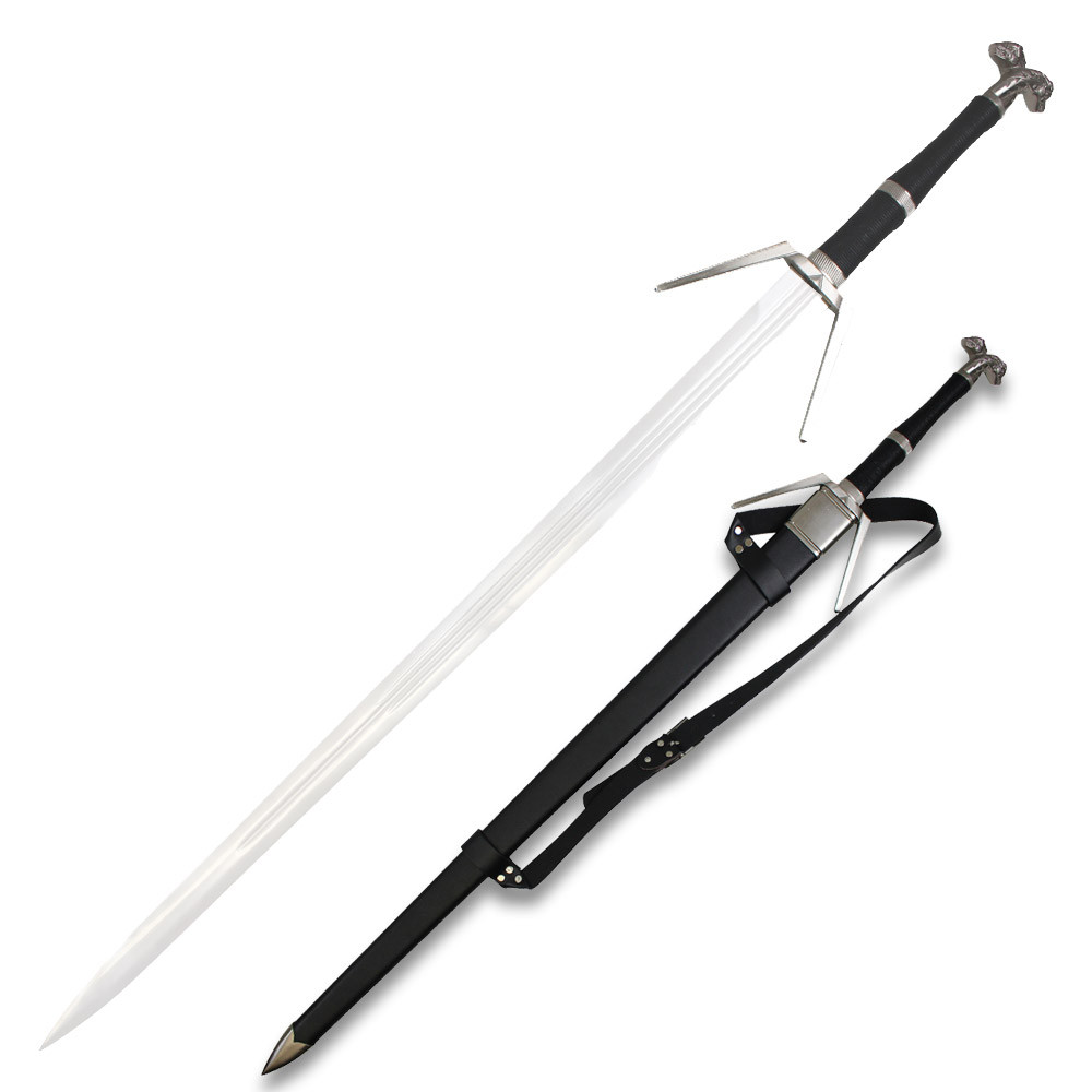 49" Medieval Two Handed Witcher Geralt of Rivia Steel Sword - Edge Import