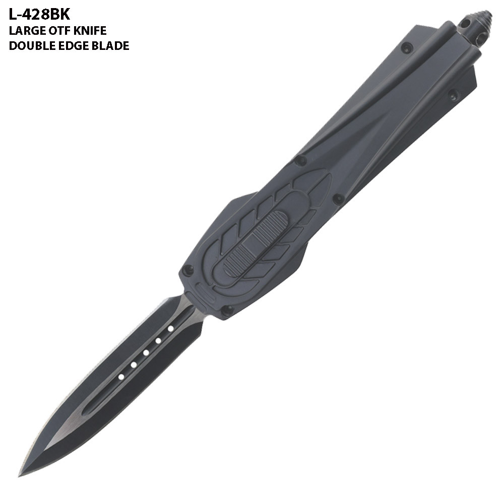 Dark Kinght Tactical OPS Military OTF Knife Spear Point - Edge Import