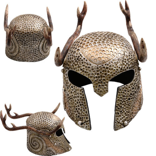 The Elder Scrolls Online Skyrim Elven Helmet w Stag Antlers Elvish ...