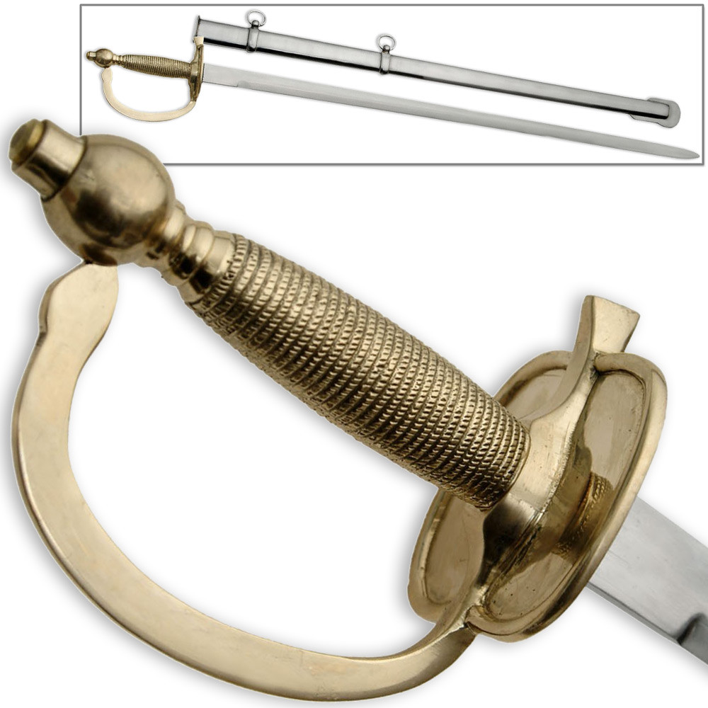 1840 United States Army NCO Sword with Steel scabbard - Edge Import