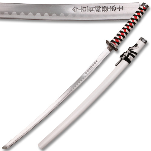 40 "Overall See-Thru Scabbard Samurai Katana Sword with Black Cord ...