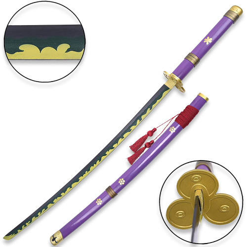 One Piece - Roronoa Zoro's Purple "Enma" Katana - Edge Import