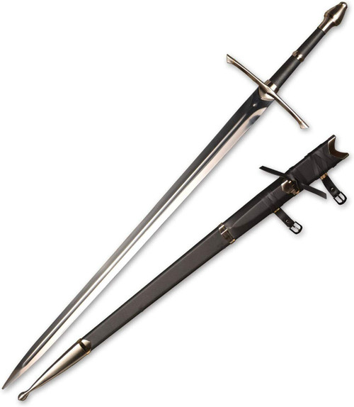 LOTR Rings Strider Ranger Aragorn Real Sword Medieval Sword Stainless ...