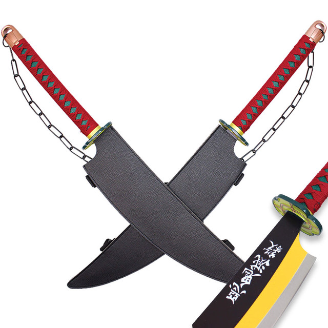 Kimetsu no Yaiba Demon Slayer Uzui Tengen Twin Swords (a set of two ...