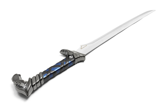 Icing Death Replica Metal Sword with Blue Hardwood Scabbard