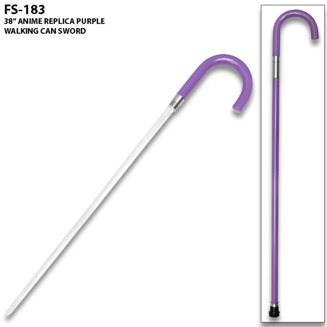 Kisuke Urahara Benihime Shikomizue Cane Sword Purple - Edge Import