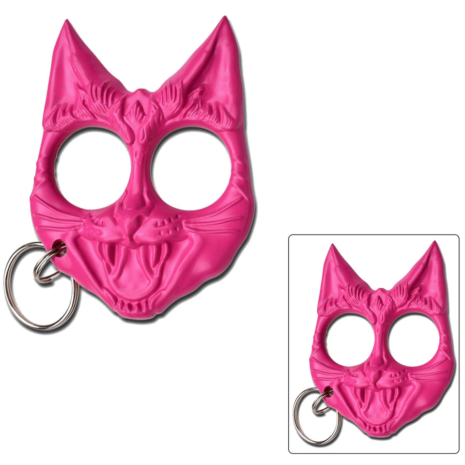 Pink Cat Knuckles key chain - Edge Import