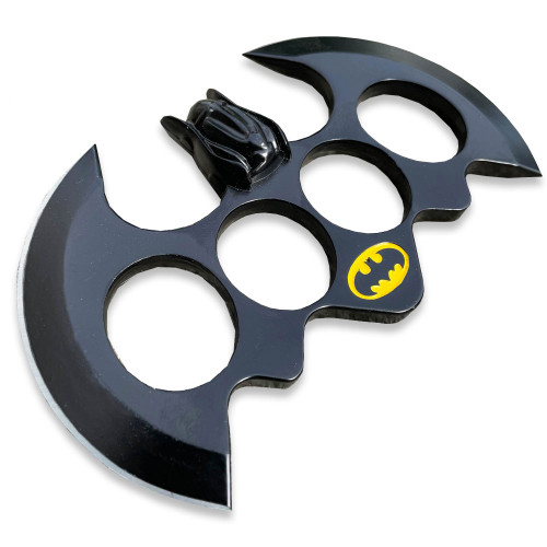 Bat Throwing Knuckle Black 4 Finger Ring - Edge Import