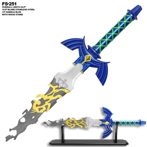 Zelda Tears of the Kingdom, Broken Blade Master Metal Sword - Edge Import
