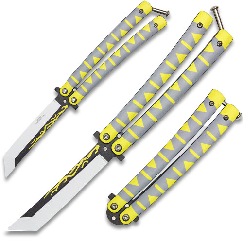 Demon Slayer Zenitsu Kaiga Ku Trainer Butterfly Knife - Edge Import