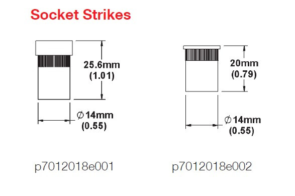 Hoppe Socket strike - GoWindowGo.com Replacement Parts