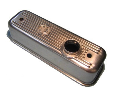 Aluminum Alloy Valve Cover, Polished MGA, MGB - British Parts Northwest