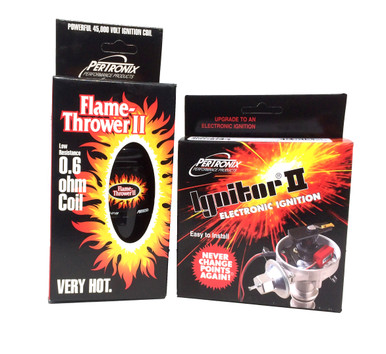 Pertronix Ignitor II and Flame Thrower Coil Kit Sprite, Midget to 74 ...