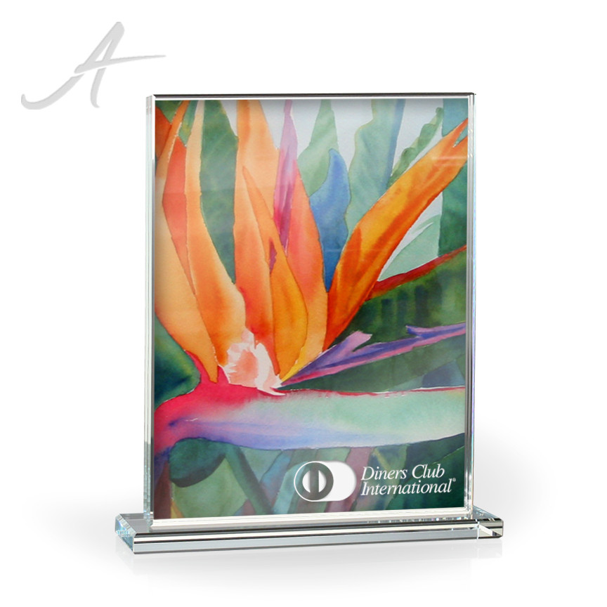 Full Color Printed Glass Award- Portrait | Engraved Glass Awards ...