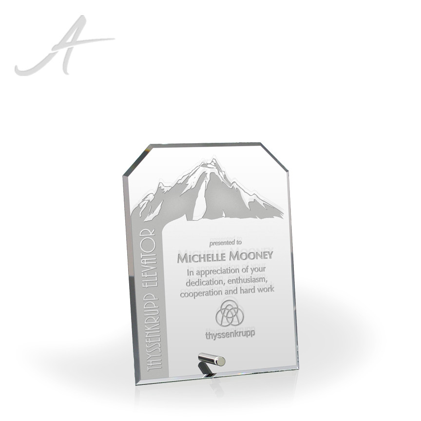 Circle Of Success Jade Glass Award | Engraved Glass Awards | Awarding You