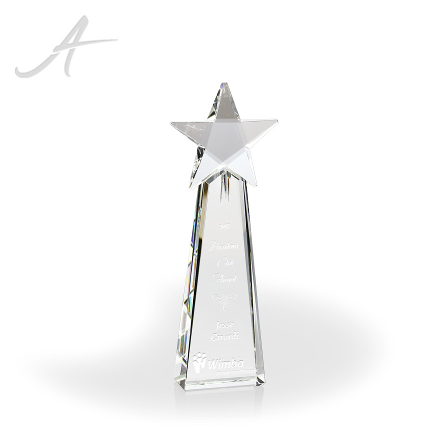 Noble Star Crystal Award | Engraved Crystal Awards | Awarding You