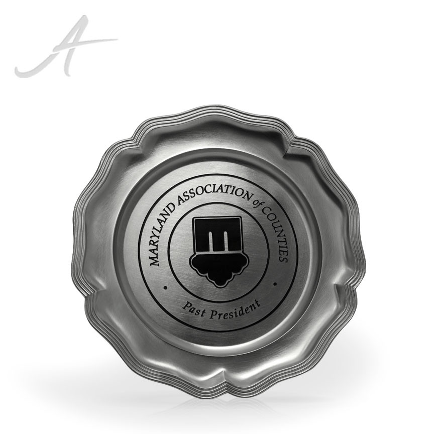 Laurel Wreath 9.4" Pewter Trophy Plate | Personalized Trophies ...