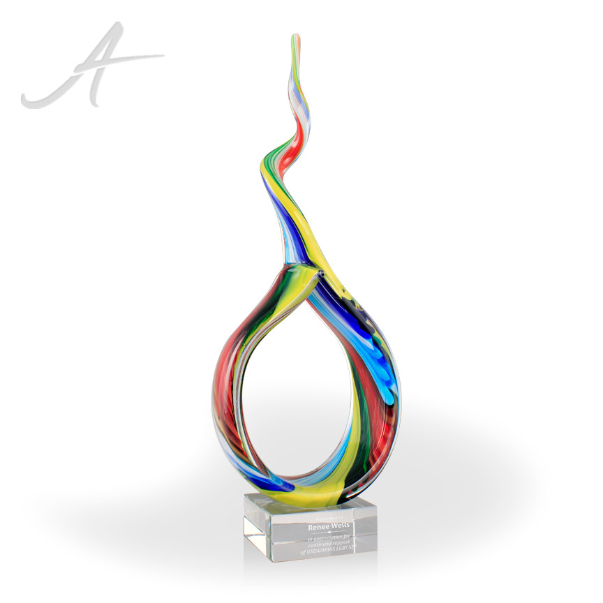 Elegance Art Glass Award | Art Glass Awards | Awarding You