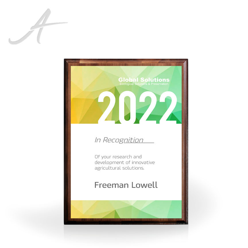 Iconic Full-Color Plaque | Engraved Award Plaques | Awarding You