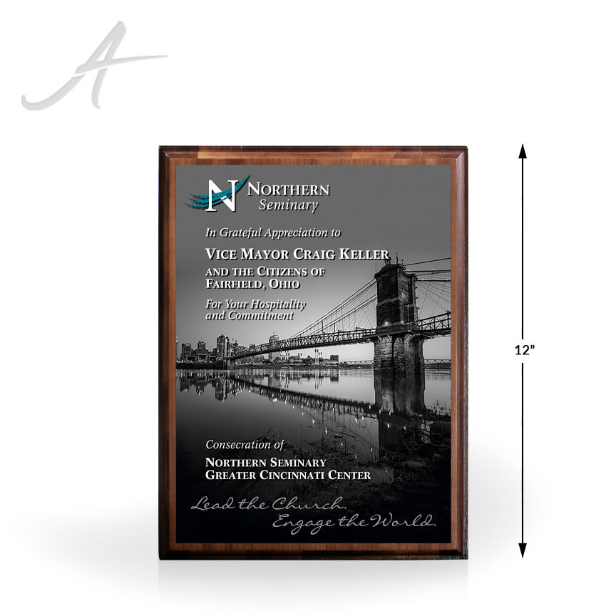 Iconic Full-Color Plaque | Engraved Award Plaques | Awarding You