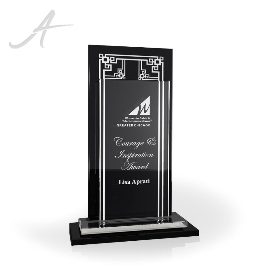 Glass Employee Anniversary Award | Engraved Glass Awards | Awarding You