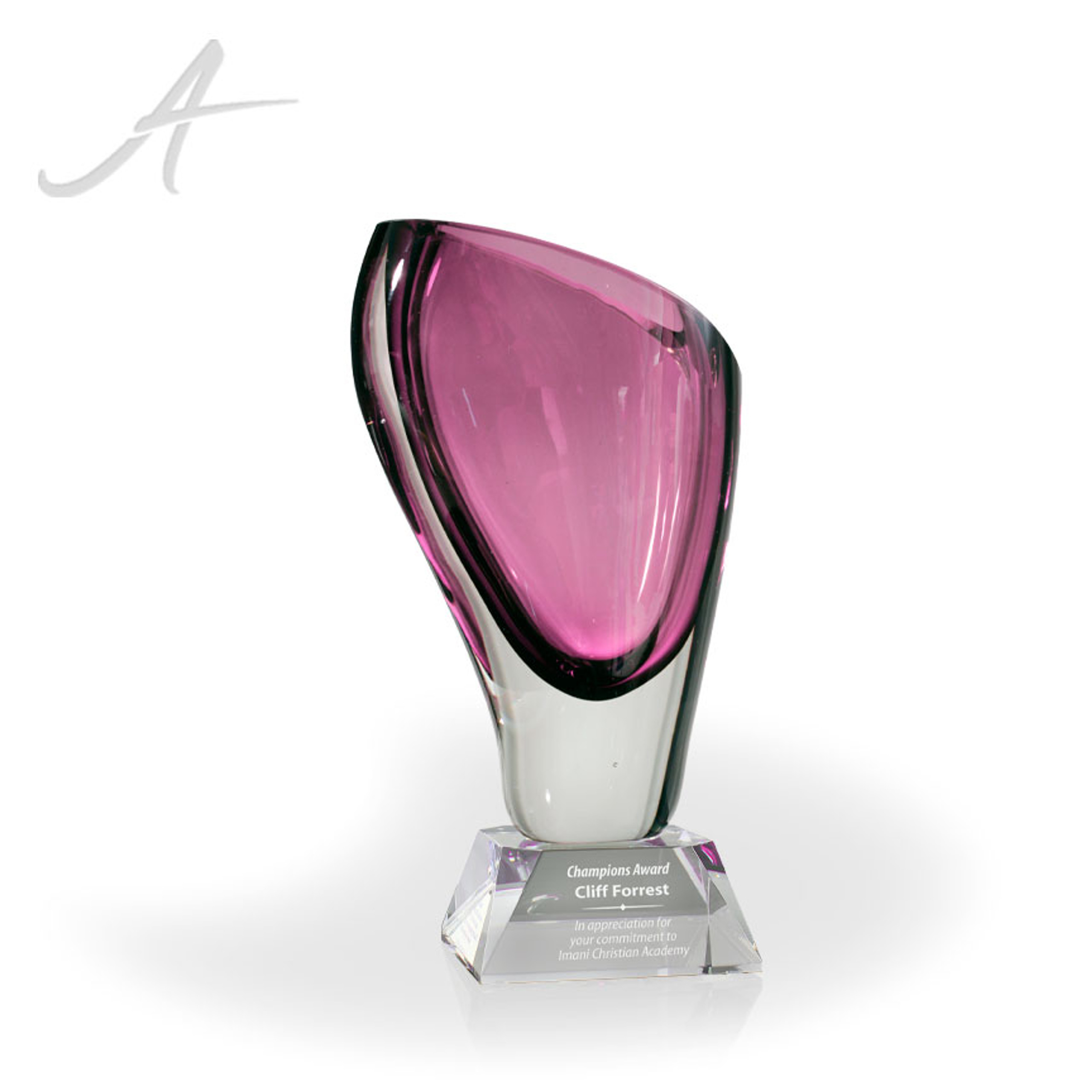 Elegance Art Glass Award Art Glass Awards Awarding You