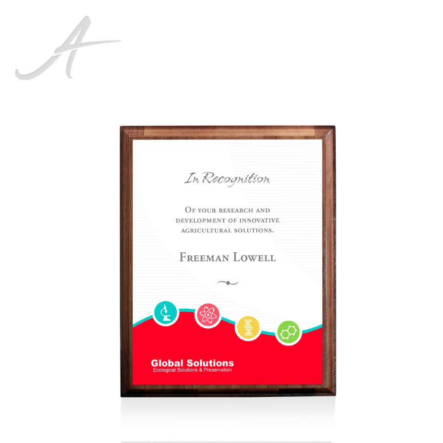 Iconic Full-Color Plaque | Engraved Award Plaques | Awarding You